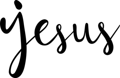 Jesus Calligraphy Vector Images (over 3,800)