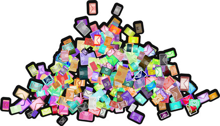 Pile of Mail Vector Images (over 1,700)