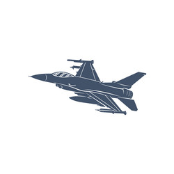 Military aircraft design fighter Royalty Free Vector Image