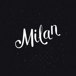 Milan Text Vector Images (over 250)