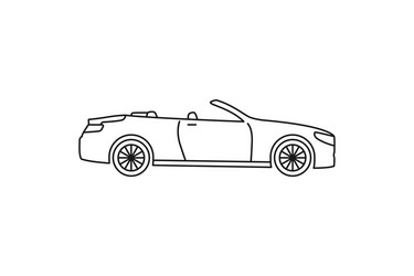 Convertible Side Drawing Vector Images (92)