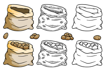Potato sack Vector Images & Graphics for Commercial Use | VectorStock