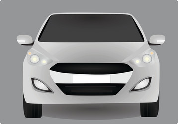 Car bird eye view Royalty Free Vector Image - VectorStock