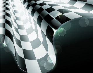 Checkered golf flag Royalty Free Vector Image - VectorStock