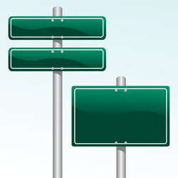 Information road traffic sign isolated on white Vector Image