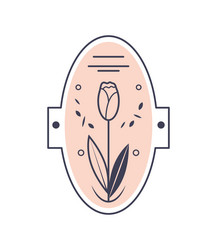 Flower Badge Vector Images (over 60,000)