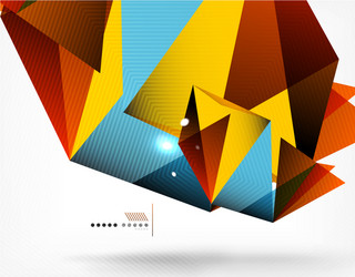 Geometrical abstract triangle background Vector Image