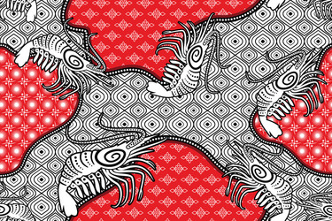 Fish Batik Vector Images (93)