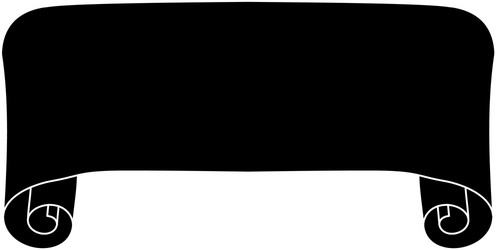 Old paper title scroll Royalty Free Vector Image