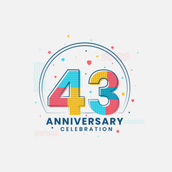 43rd Anniversary Vector Images (86)