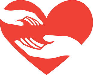 Care hand graphic design template isolated Vector Image