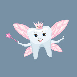 Tooth fairy Royalty Free Vector Image - VectorStock