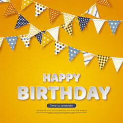 Cut Out Happy Birthday Vector Images (over 1,200)