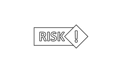Risk warning attention sign concept mark – Royalty-Free Vector ...