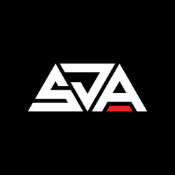 Sja logo letter design Royalty Free Vector Image
