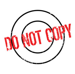 Do not copy rubber stamp Royalty Free Vector Image