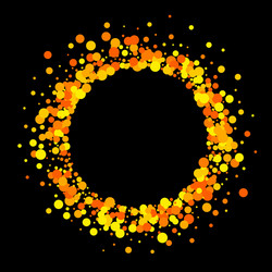 Round background with drops Royalty Free Vector Image