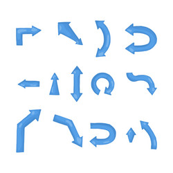 Circular arrows round shape Royalty Free Vector Image