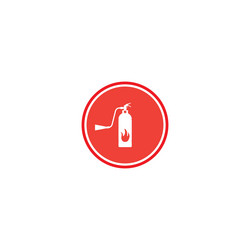 Fire extinguisher icon Royalty Free Vector Image