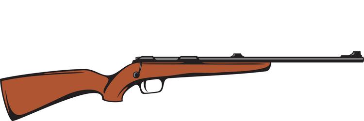 Classic hunting rifle Royalty Free Vector Image