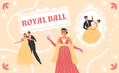 Royal ball background Royalty Free Vector Image