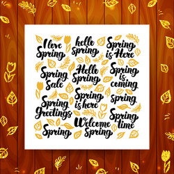 Spring Time Calligraphy Vector Images (over 940)