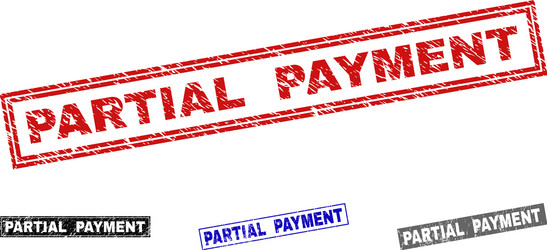 Partial payment rubber stamp Royalty Free Vector Image Partial payment rubber stamp Royalty Free Vector Image