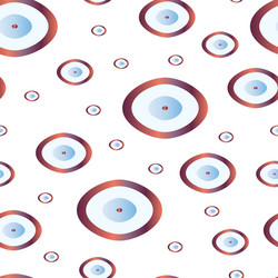 Seamless pattern with blue evil eye Royalty Free Vector