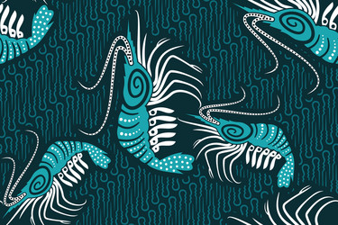 Fish Batik Vector Images (93)