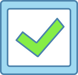 Cartoon dos and donts check box Royalty Free Vector Image