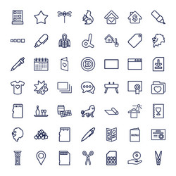 Template icons Royalty Free Vector Image - VectorStock