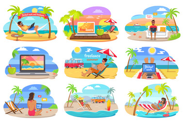 Beach Work Vector Images (over 5,600)