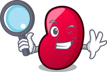 Detective Beans Cartoon Vector Images (99)