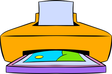 Printer Cartoon Vector Images (over 2,700)