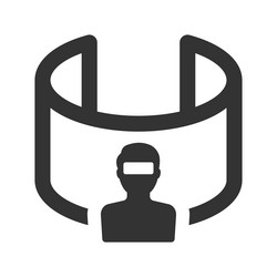 Vr image view icon Royalty Free Vector Image - VectorStock