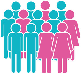 Human pictograph cartoon Royalty Free Vector Image