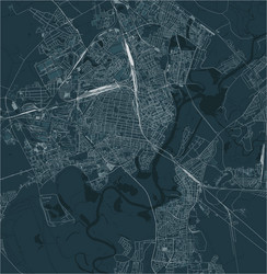 Map of the city gomel belarus Royalty Free Vector Image