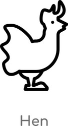 Hen Outline Vector Images (over 6,100)