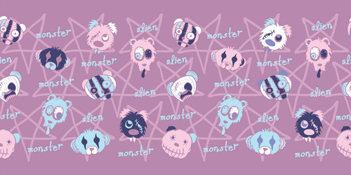 Cute Monster Border Vector Images (over 680)