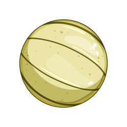 Texture basketball ball cartoon Royalty Free Vector Image