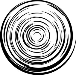 Spirograph radial abstract lines geometric Vector Image