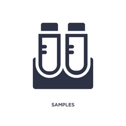 Sample icon on white background simple element Vector Image