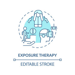 Physical activity blue gradient concept icon Vector Image