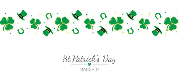 Banner for st patricks day6 Royalty Free Vector Image