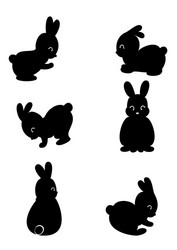 Rabbit Shadow Vector Images (over 3,200)