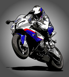 Motorcycle Wheelie Vector Images (over 100)