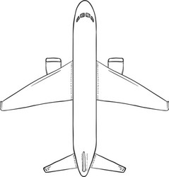 Aeroplane Pencil Drawing