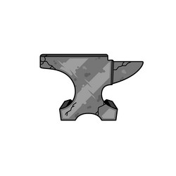 Blacksmith anvil symbol of work in forge Vector Image