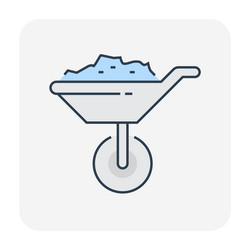 Concrete testing icon Royalty Free Vector Image