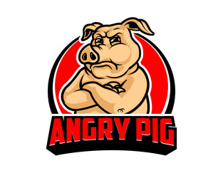 Angry Pig Vector Images (over 1,300)